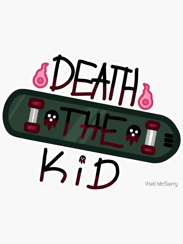 "Death The Kid" Sticker for Sale by Void McGarry | Redbubble