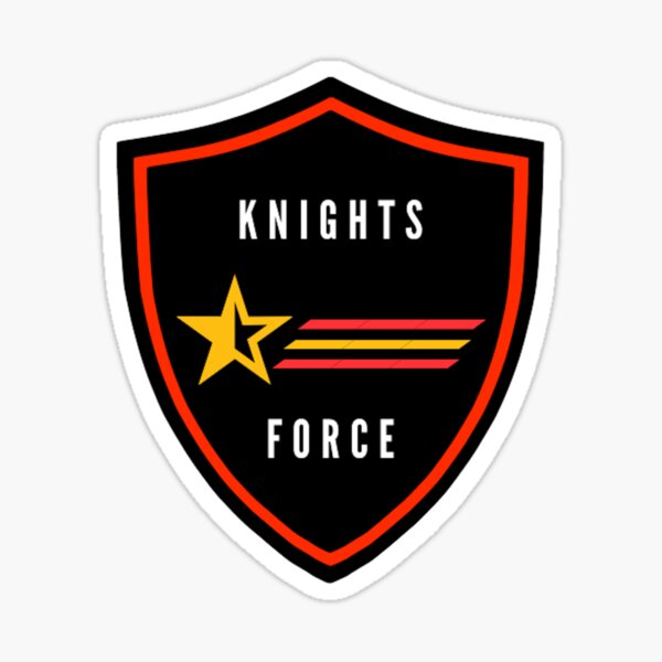 "Knights Force" Sticker for Sale by leadsbubble | Redbubble