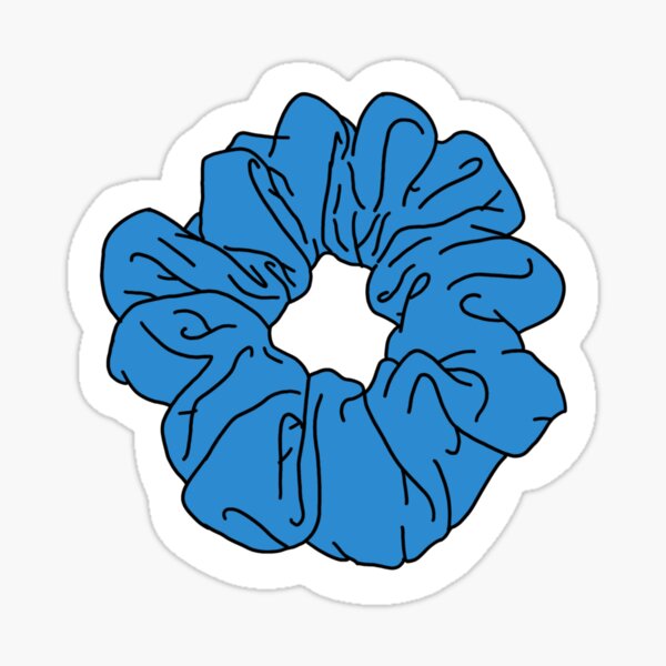 "Scrunchie Sticker" Sticker for Sale by alexisblondell | Redbubble