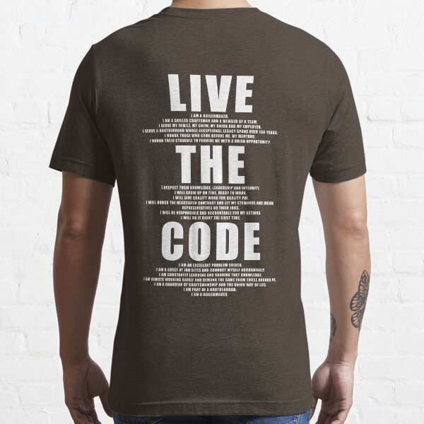 "Live the Code - Boilermakers Creed" T-shirt for Sale by sunnehshides ...