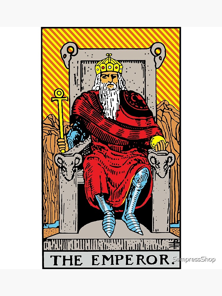 " The Emperor Card" Poster by SempressShop | Redbubble