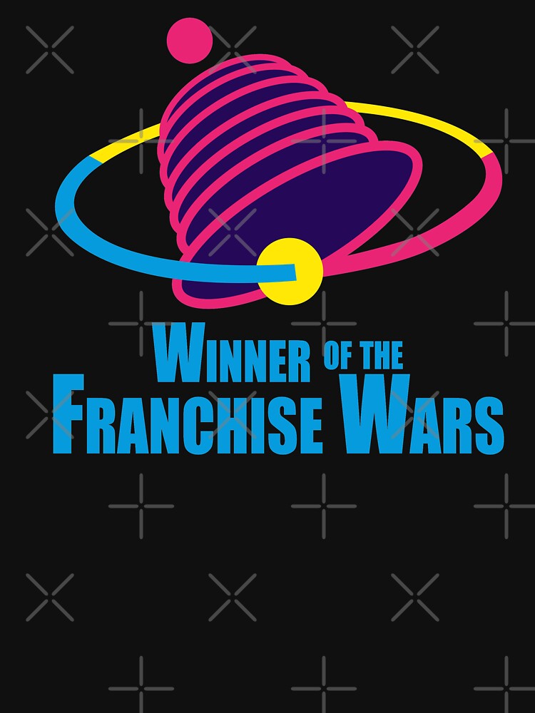"Franchise Wars Winner" Essential T-Shirt for Sale by Outpost31Design ...
