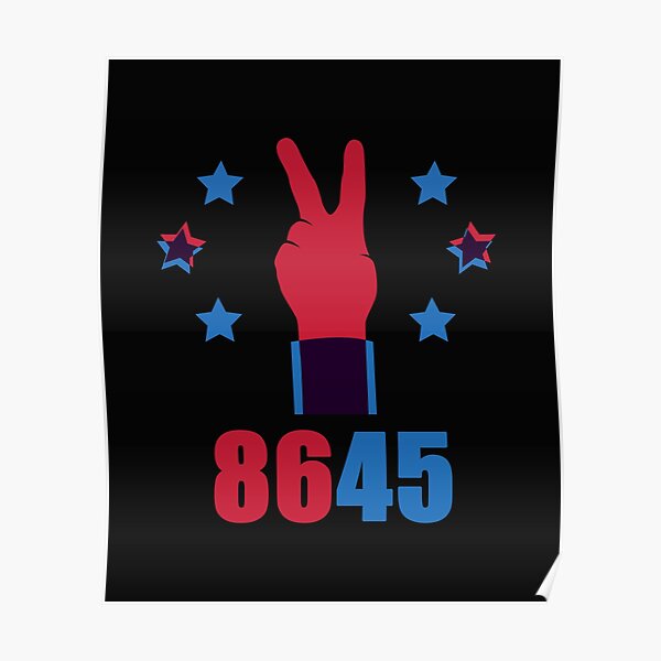 "8645" Poster for Sale by E9design | Redbubble