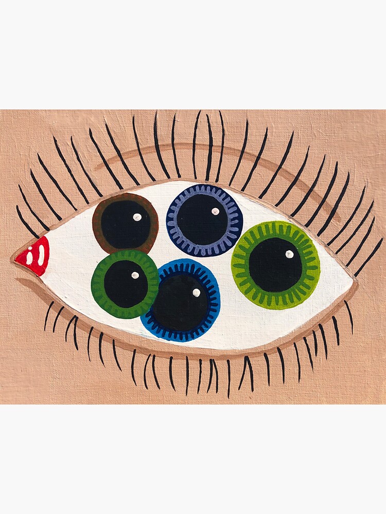 "trippy eye" Sticker by Samerama123 | Redbubble