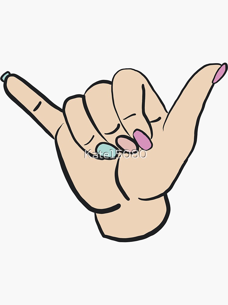 "Hawaii Shaka " Sticker by Kate15080 | Redbubble