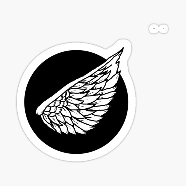 "Wing Logo" Sticker by Herenis | Redbubble