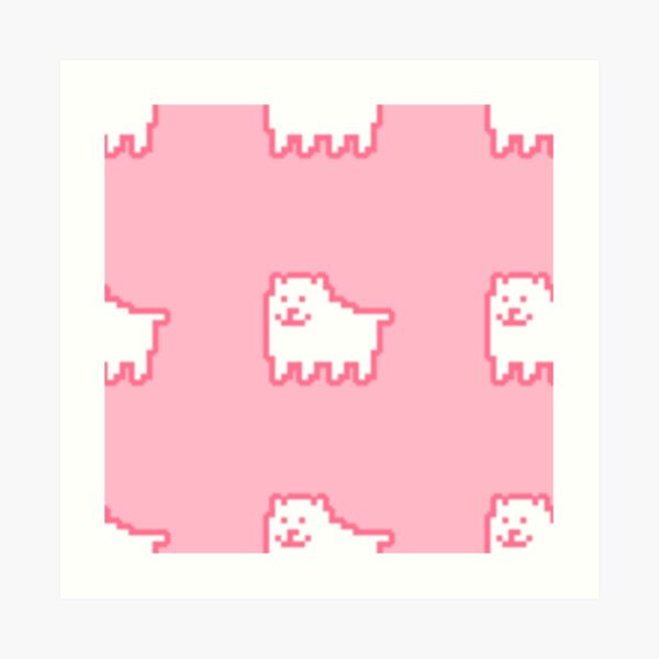 Undertale Doggo Wall Art | Redbubble