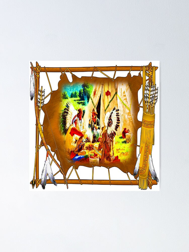 "fwc 6554 native american" Poster for Sale by fwc-usa-company | Redbubble