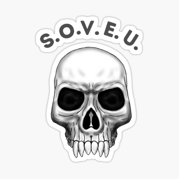 "S.O.V.E.U. logo" Sticker for Sale by PaulTheBrave | Redbubble