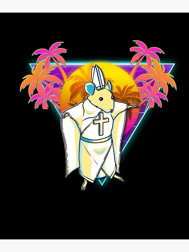 "Dorime Rat 80s Retro Vaporwave " Poster by HappyMonkeyTees | Redbubble