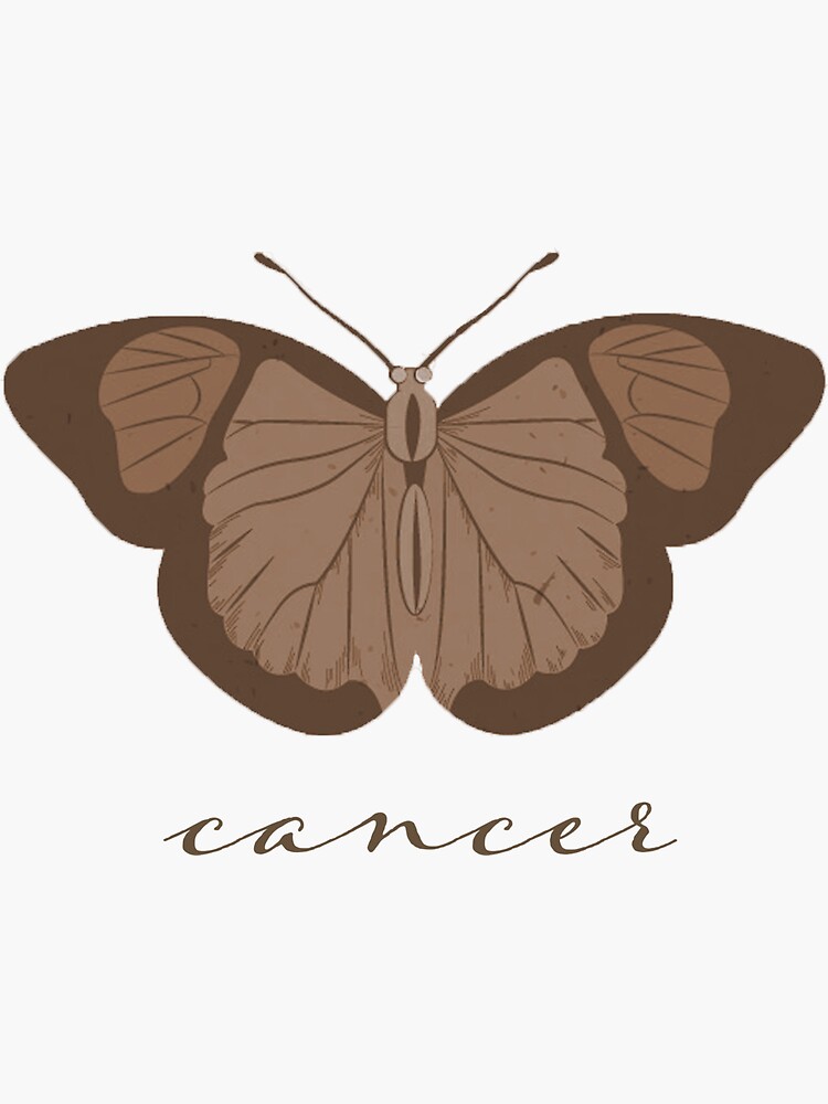 "cancer butterfly aesthetic astrology" Sticker for Sale by mandeegirl17 ...