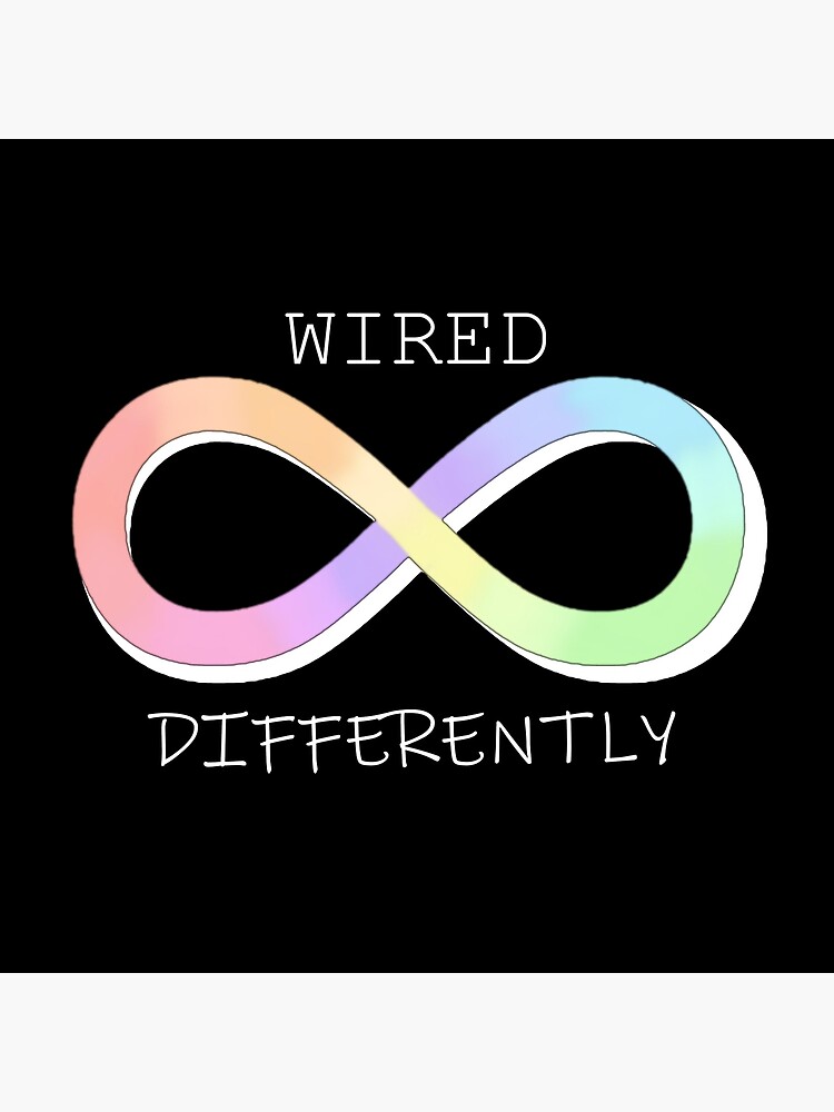 "Wired Differently - black" Poster by bloodterminal | Redbubble