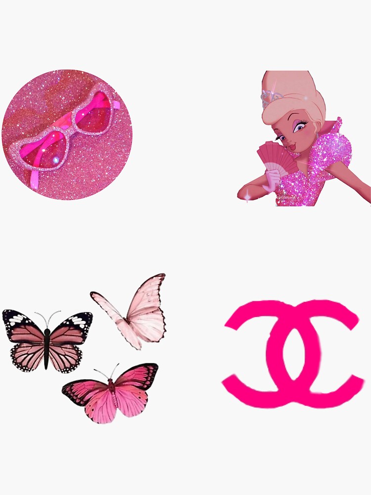 "Hot Pink Cute Sticker Pack" Sticker for Sale by Rainbowstickerz ...