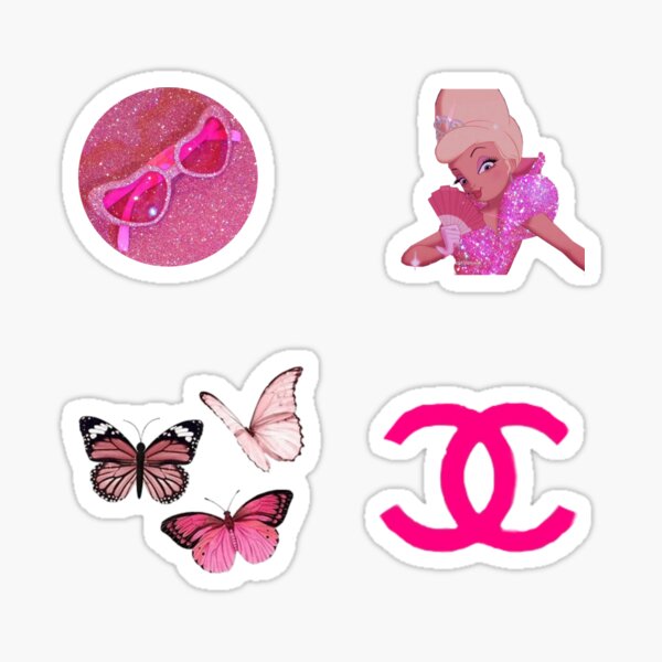 "Hot Pink Cute Sticker Pack" Sticker for Sale by Rainbowstickerz ...
