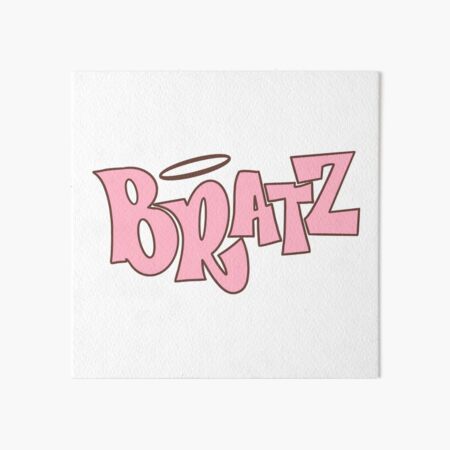 "Pink Bratz Logo" Art Board Print by kenzieanno | Redbubble