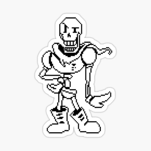 "Papyrus " Sticker for Sale by Alpaxcka | Redbubble