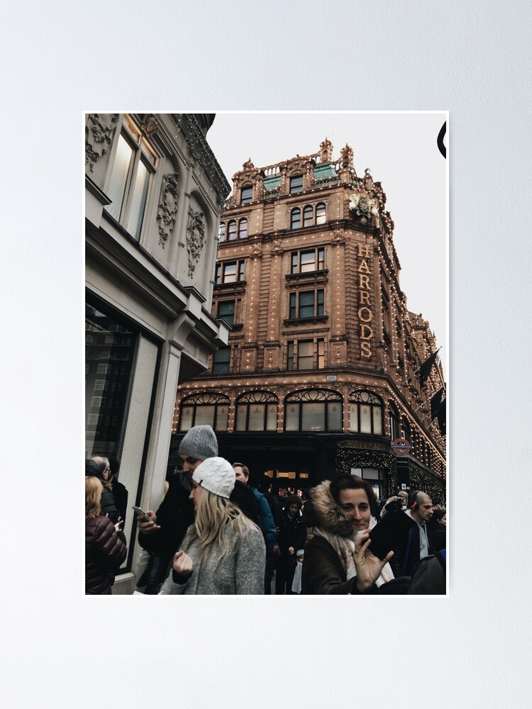 "Harrods Department Store " Poster by hayleybird94 | Redbubble