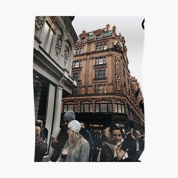 "Harrods Department Store " Poster by hayleybird94 | Redbubble