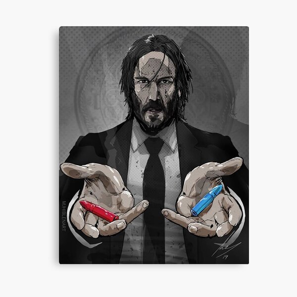 "Keanu Reeves - John Wick + Matrix Meme" Canvas Print for Sale by Epic ...