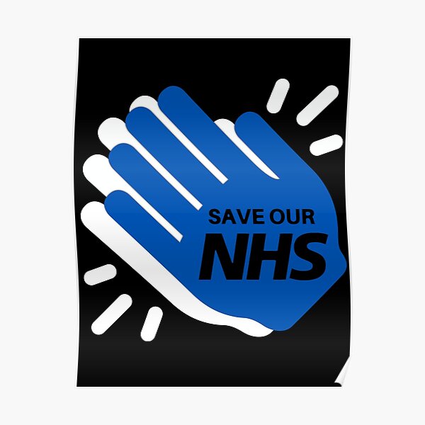 National Health Service England Posters | Redbubble