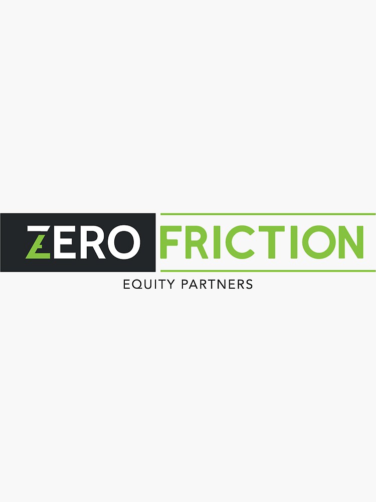 "Zero Friction Equity Partners" Sticker for Sale by ZFMarketing | Redbubble