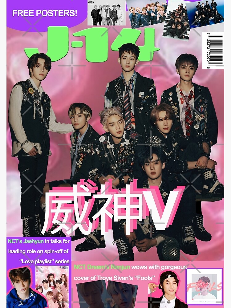 "wayv 2000s magazine cover" Poster for Sale by alexyuh | Redbubble