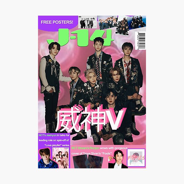 "wayv 2000s magazine cover" Photographic Print for Sale by alexyuh ...