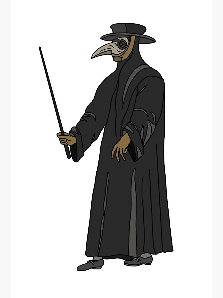 Black Plague Doctor Art