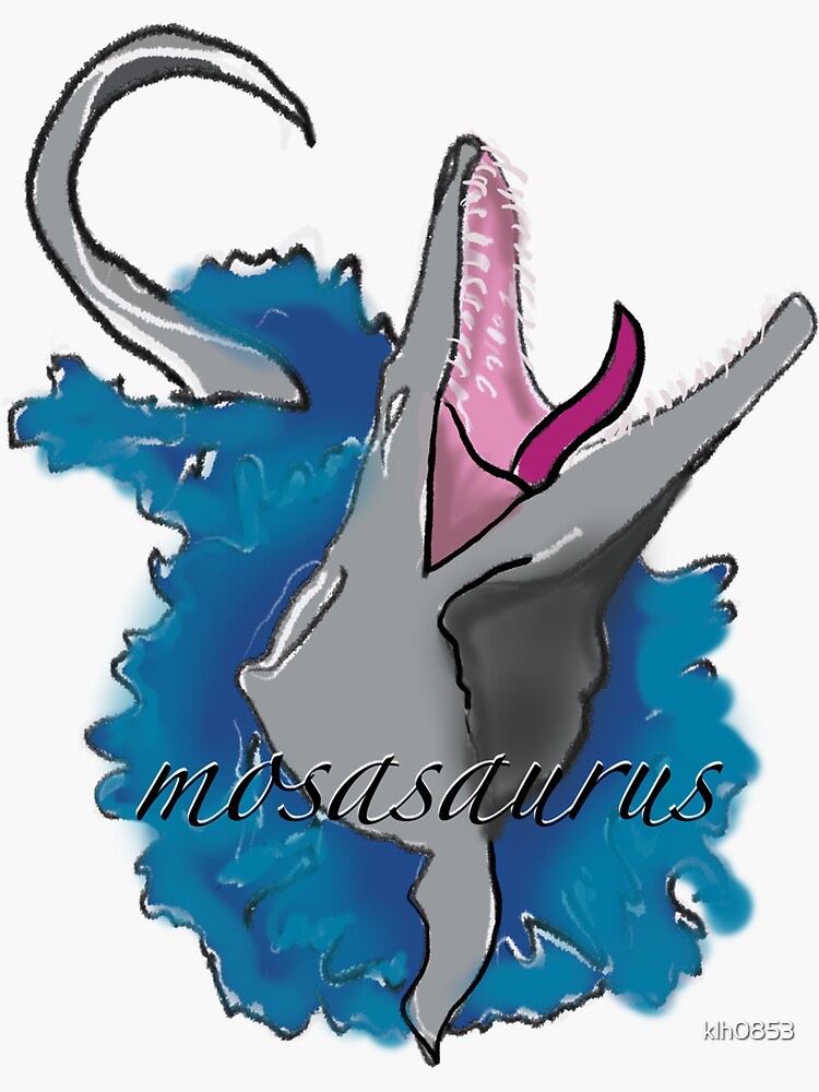 "Mosasaurus" Sticker for Sale by klh0853 | Redbubble