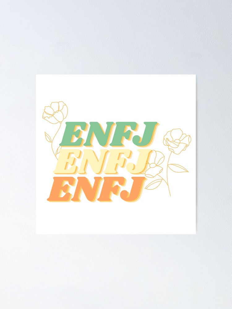 "ENFJ - Protagonist" Poster for Sale by Cinnamon08 | Redbubble