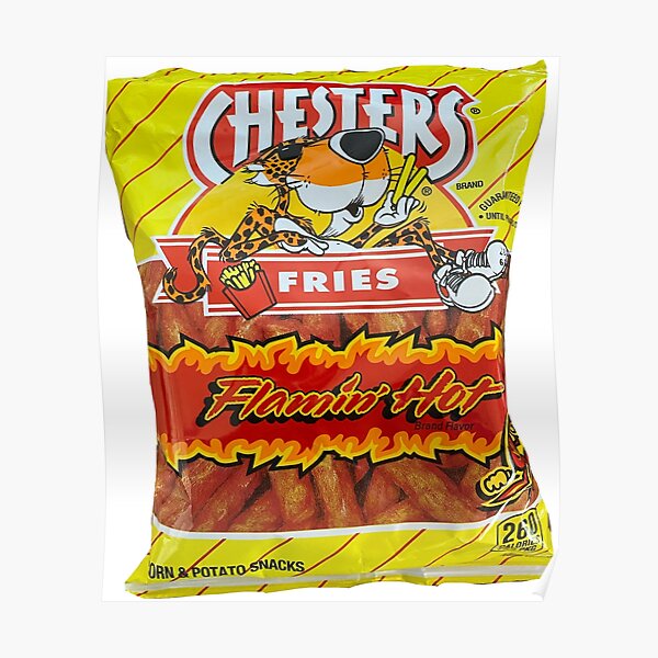 Flamin Hot Cheetos Posters | Redbubble