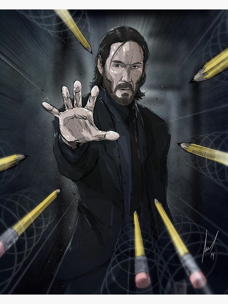 Lámina fotográfica «Keanu Reeves - John Wick + Matrix Combo Meme» de ...