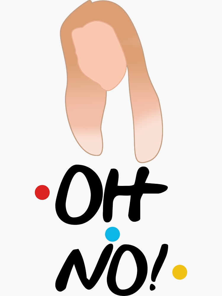 ""Oh No!" - Phoebe Buffay" Sticker by IbraimVzla18 | Redbubble