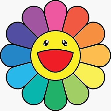 "Rainbow Flower " Poster for Sale by Jenna5089 | Redbubble