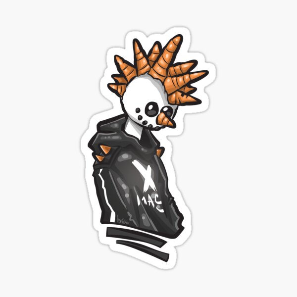 "The Holiday Homie, Snow Punk!" Sticker for Sale by 7sketches | Redbubble