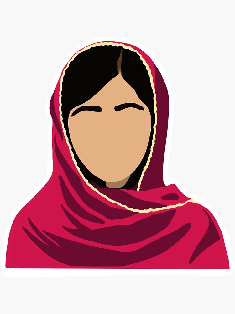 "Malala" Sticker for Sale by emilyorr | Redbubble