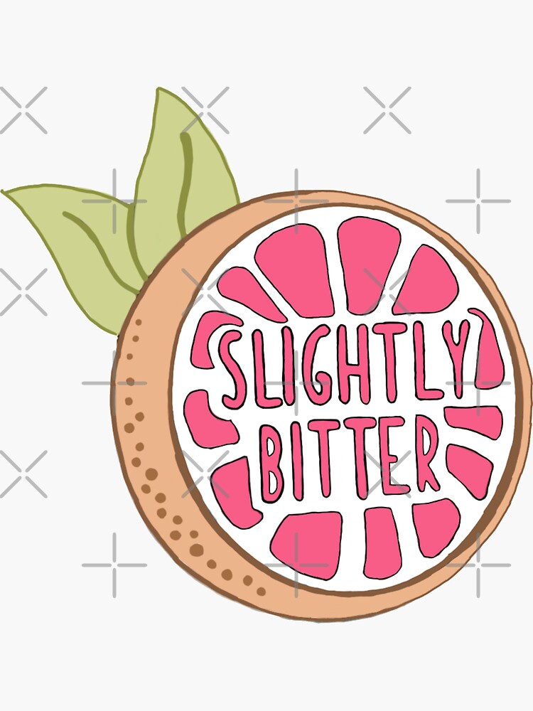 "Slightly bitter" Sticker for Sale by PrythiansCourt | Redbubble