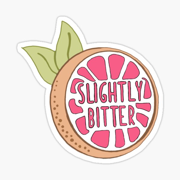 "Slightly bitter" Sticker for Sale by PrythiansCourt | Redbubble
