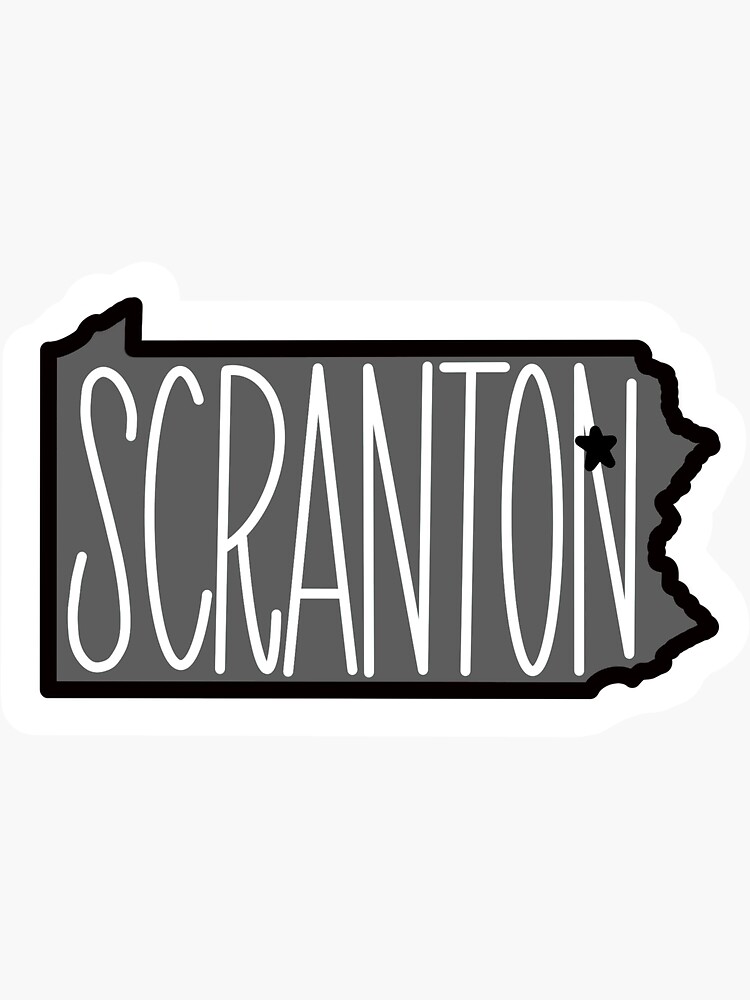 "Scranton Pennsylvania" Sticker for Sale by codymdesigns | Redbubble