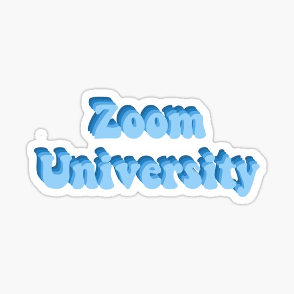 "Zoom quote" Sticker by hannahalm01 | Redbubble