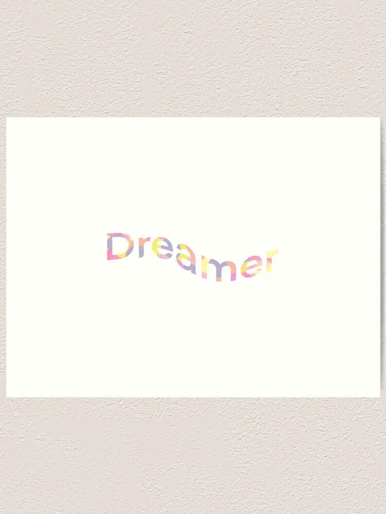"Dreamer aesthetic sticker " Art Print by siennajade | Redbubble