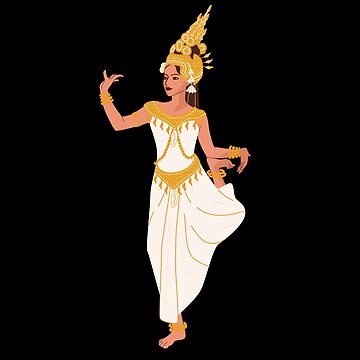 "Khmer Apsara " Sticker for Sale by Panda559 | Redbubble