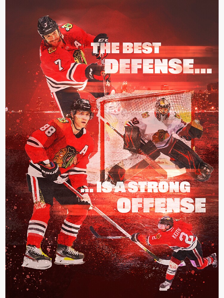 "Best Defense is a Strong Offense" Sticker for Sale by krapart | Redbubble