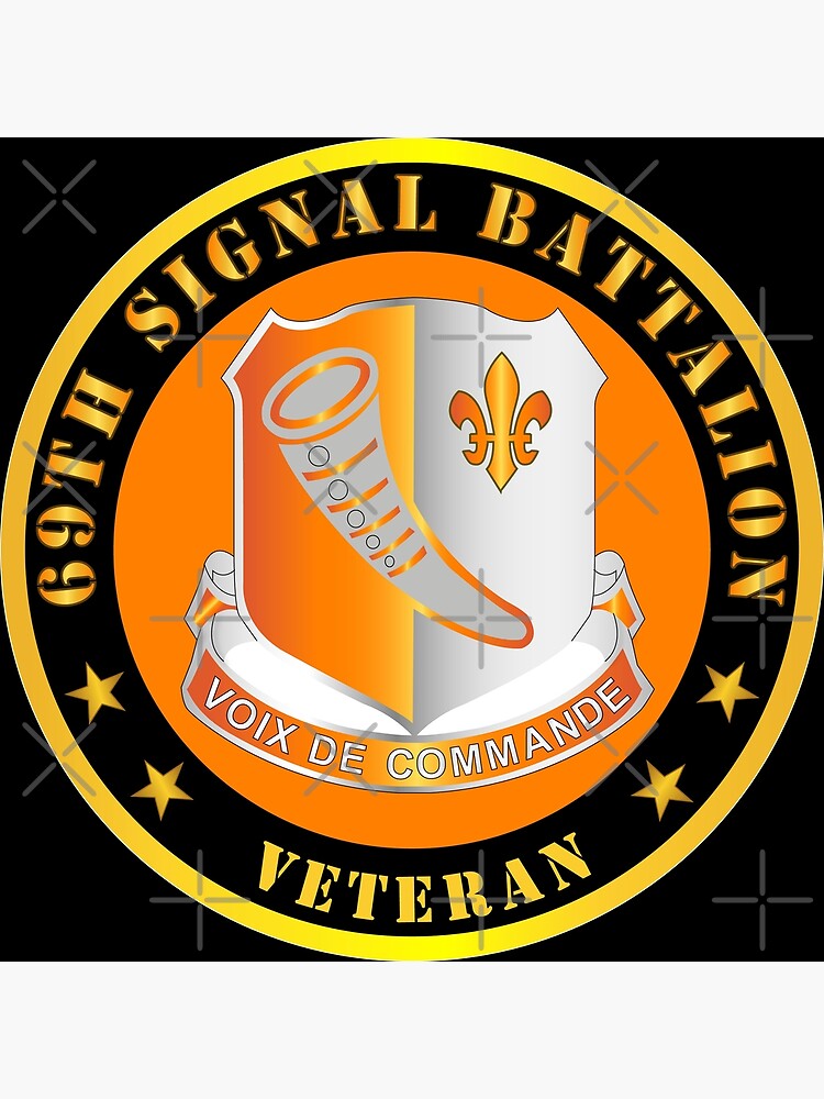 "Army - 69th Signal Battalion - Veteran" Poster for Sale by twix123844 ...