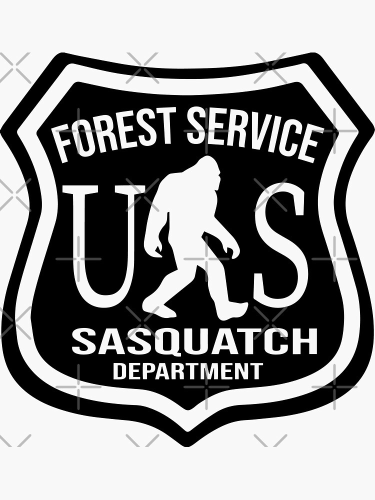 "US Forest Service Sasquatch Department" Sticker for Sale by ...