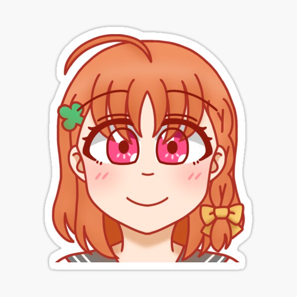 Pegatina «Pegatina transparente Chika Takami» de Minimomoko2018 | Redbubble