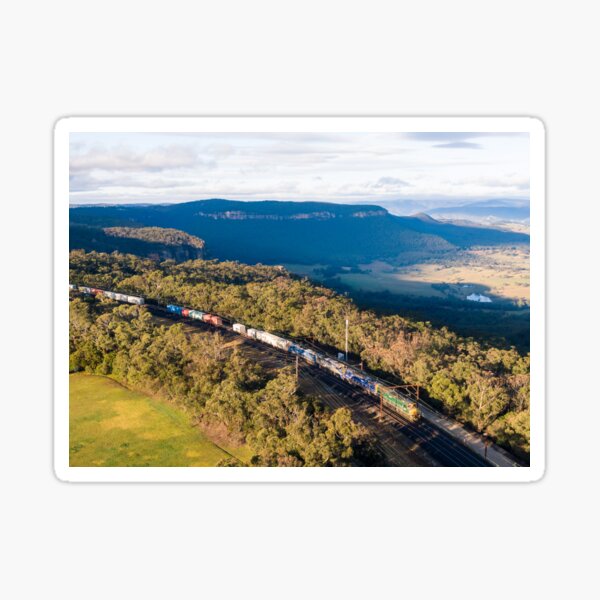 "1845 Southern Shorthaul Railroad (SSR) freight in the Blue Mountains ...