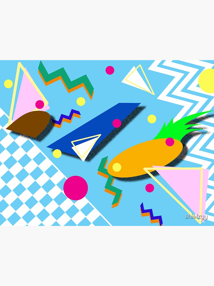 "Spongebob x 90s" Sticker for Sale by shielzyy | Redbubble