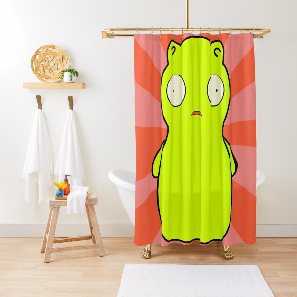 "All Hail Kuchi Kopi Nightlight Bob’s Burgers Louise" Shower Curtain by ...