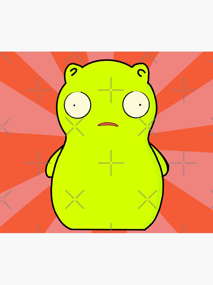 "All Hail Kuchi Kopi Nightlight Bob’s Burgers Louise" Sticker for Sale ...